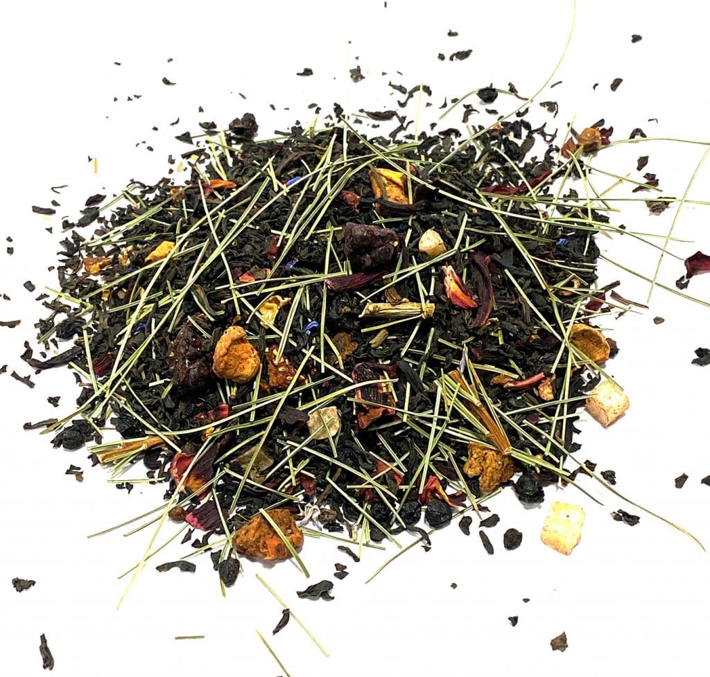 Pine Berry Forest Limited Time Winter Tea Handcrafted Steep Me