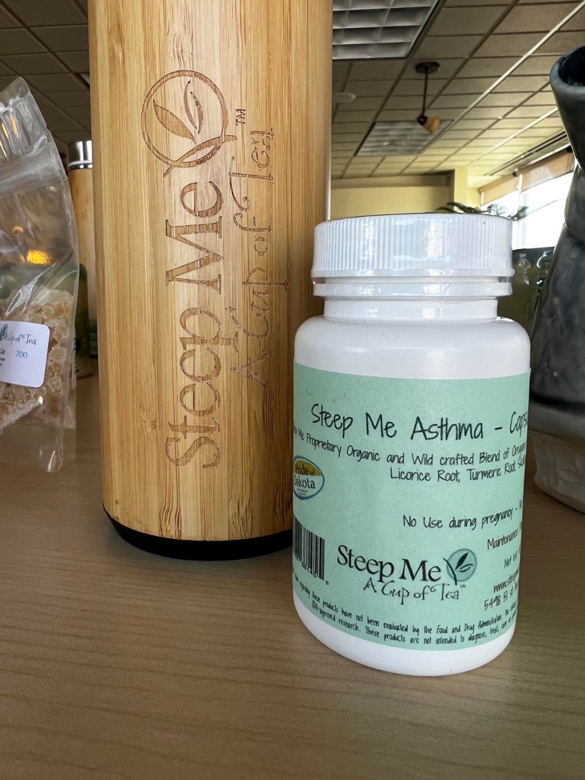 Asthma Reliever Capsules - Steep Me Tea Apothecary Caffeine Free