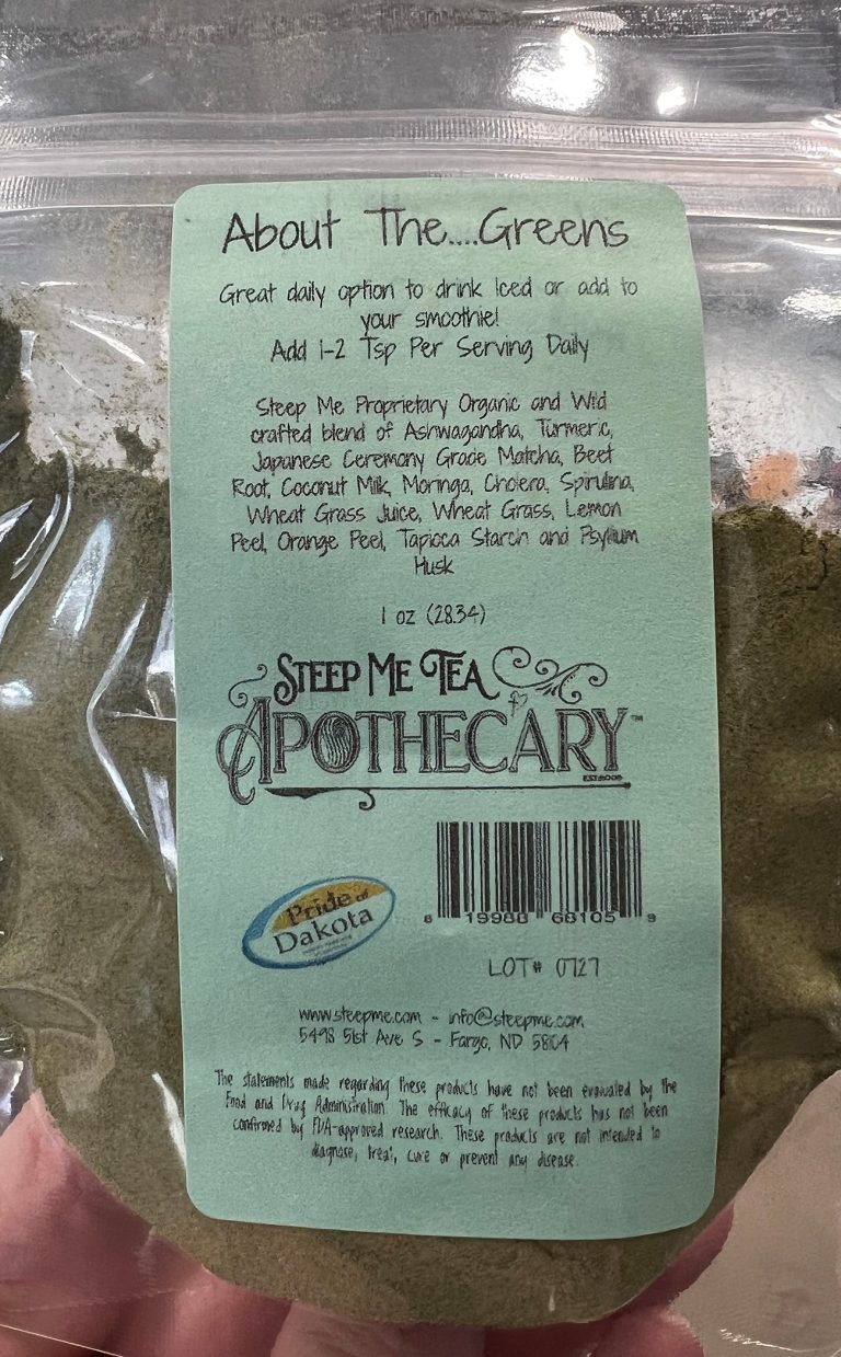 About the ... Greens - Steep Me Tea Apothecary