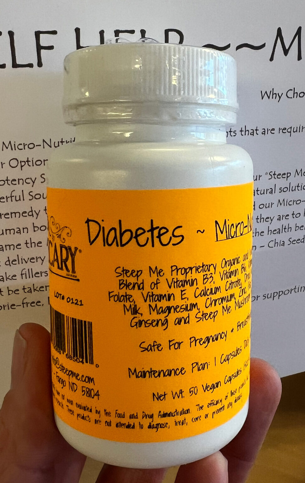 Diabetes Support ~ Micro-Nutrition